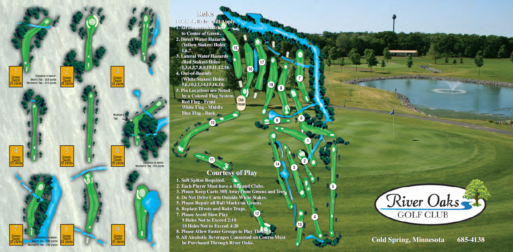 Scorecard - River Oaks Golf Club